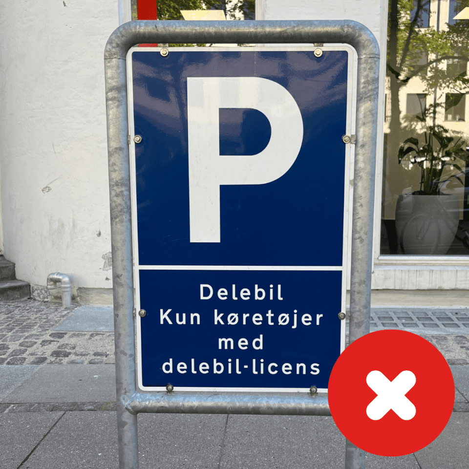 Nyhed: 100 nye p-pladser - GreenMobility Denmark